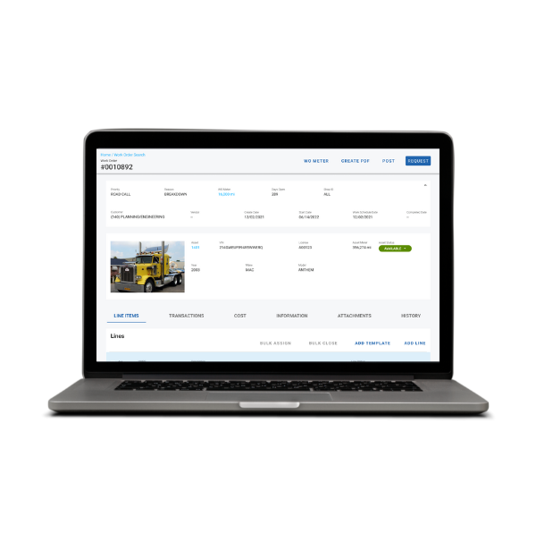 Work Order Management Software Rta Fleet